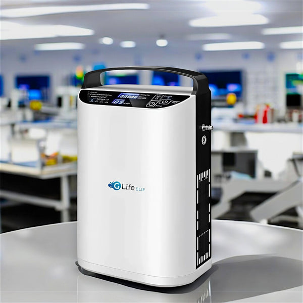 Glife Elif Taşınabilir Şarjlı Oksijen Konsantratörü